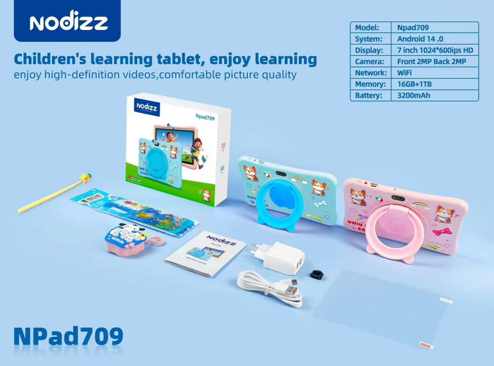 Nodizz NPad709 kid's tablet – Shop With Aunty Madiroo