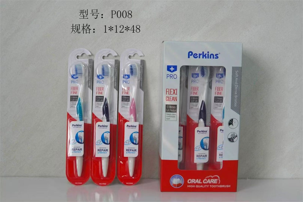 Perkins Flexi Clean Toothbrushes – Pack of 12 – Shop With Aunty Madiroo